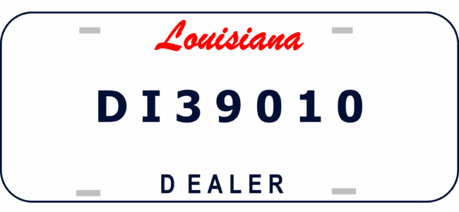 Dealer Plates – Louisiana Used Motor Vehicle Commission